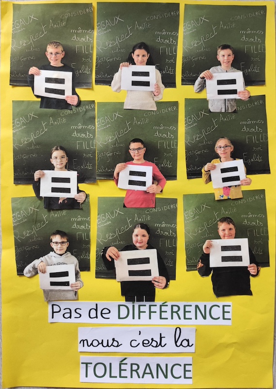 Pour l'égalité entre les filles et les garçons à l'école